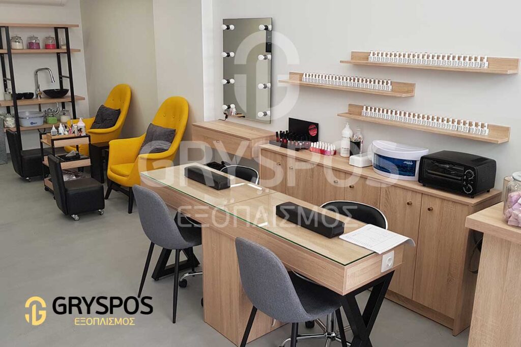 Εξοπλισμός στούντιο νυχιών | Έπιπλα μανικιούρ πεντικιουρ | Γρύσπος